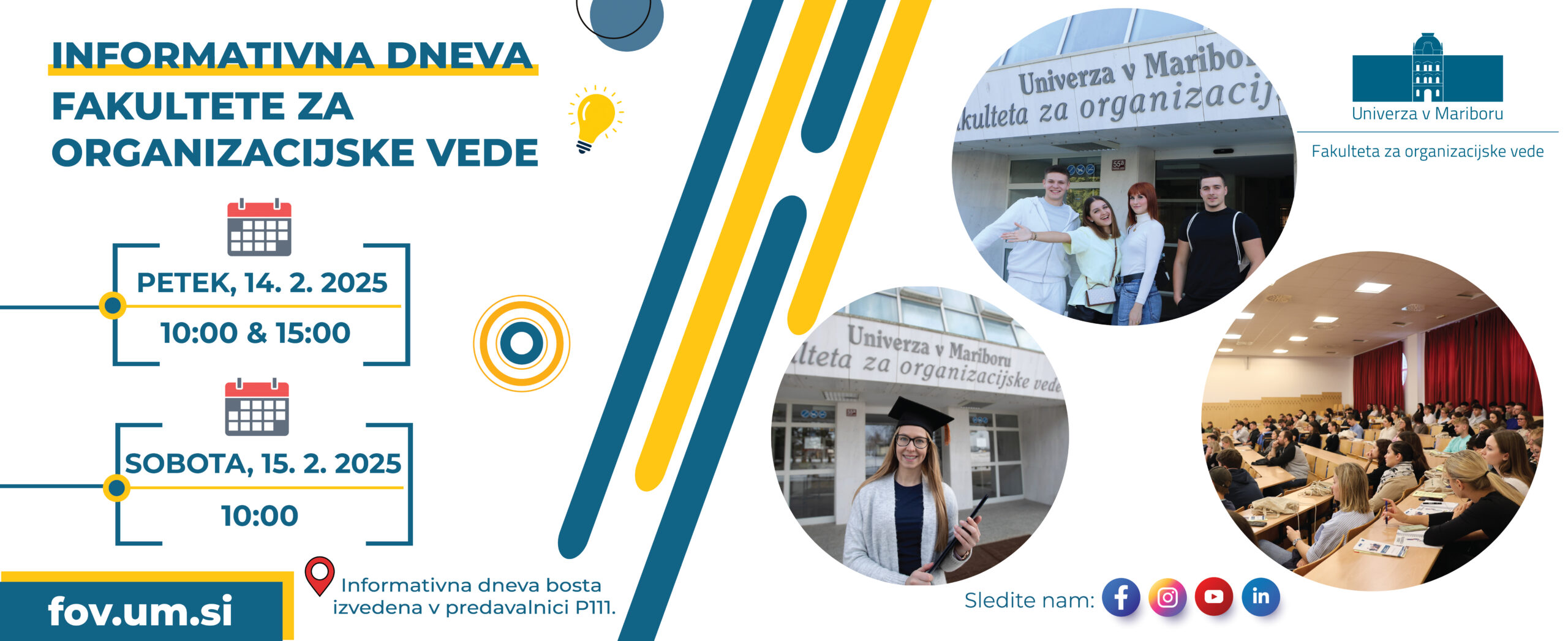 Informativni dnevi - Fakulteta za organizacijske vede